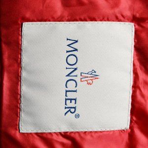 Moncler | Jackets & Coats | Moncler Sorbier Down Feather Red Puffer ...